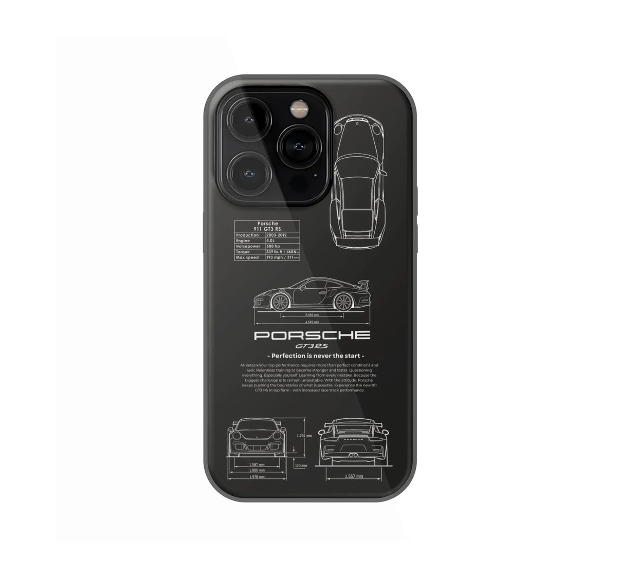 Porsche 911 GT3 RS – Blackline Edition Phone Case | XO Cases